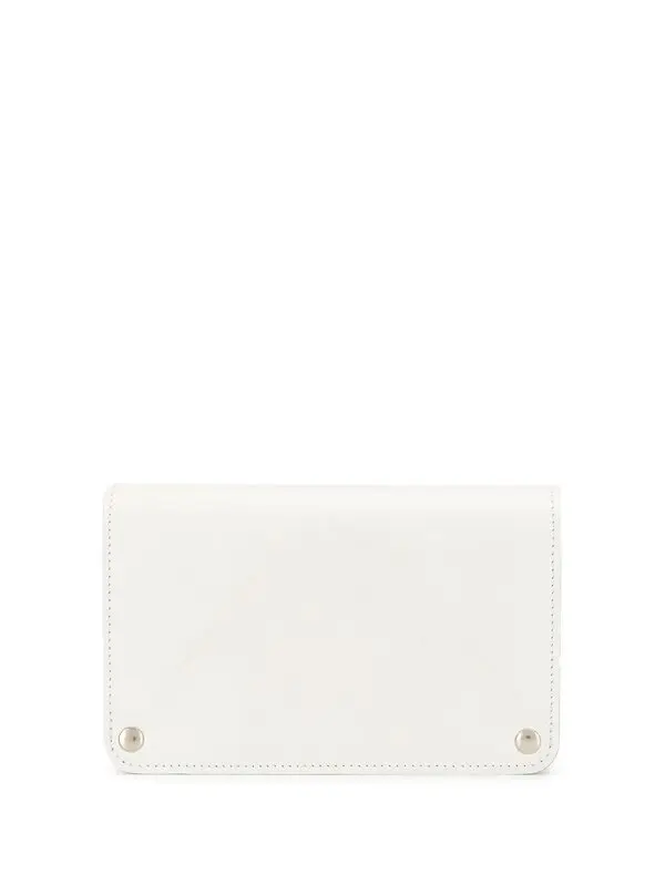 Comme Des Garçons Studded Leather Wallet - White