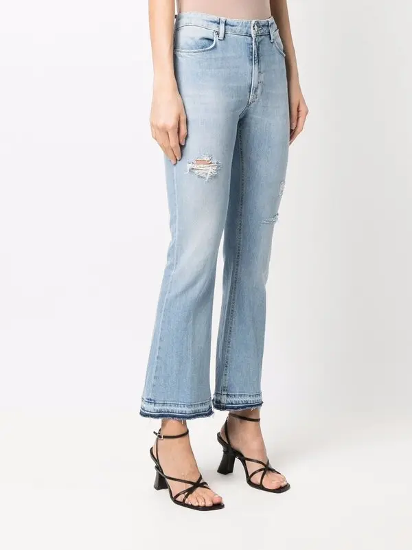DONDUP Mid-rise Flared Jeans - Blue