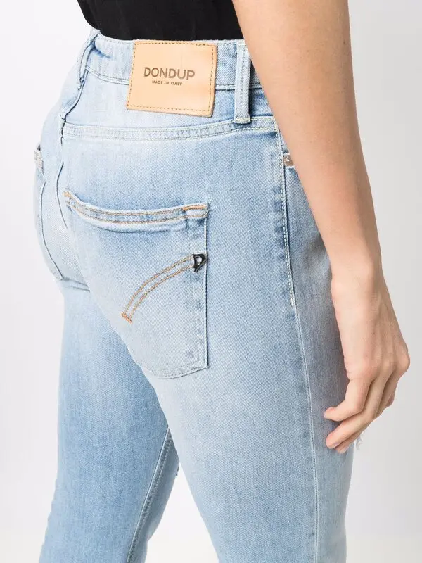 DONDUP Mid-rise Flared Jeans - Blue