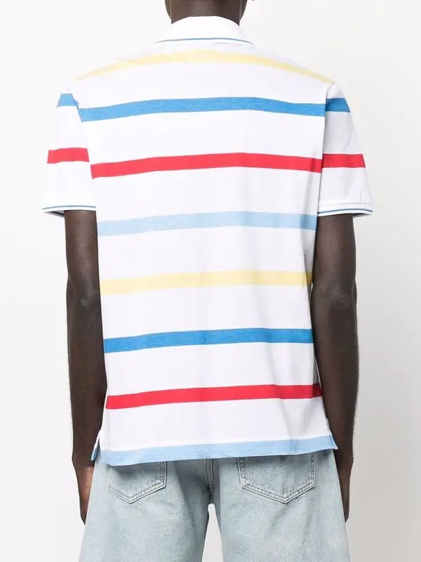 Paul & Shark Striped Short-sleeve Polo Shirt