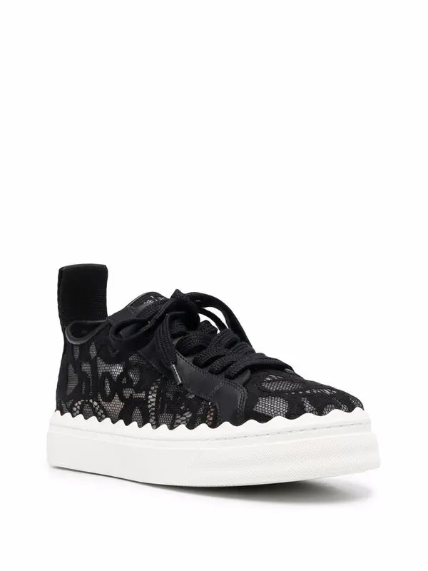 Chloé Lauren Lace Sneakers