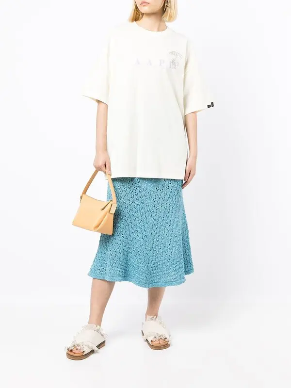 AAPE BY *A BATHING APE Logo-print Oversized T-shirt