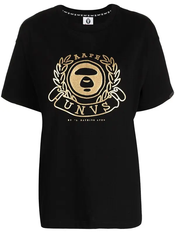 AAPE BY *A BATHING APE Cotton Logo T-shirt