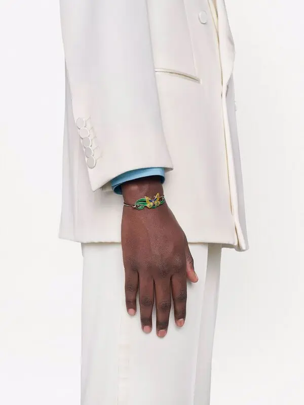 Gucci Sterling Butterfly Bracelet