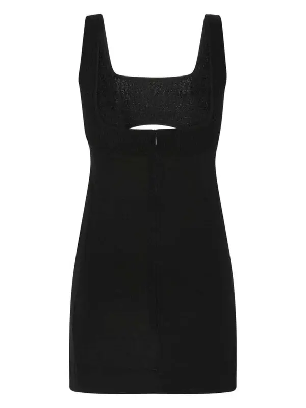 Saint Laurent Cut-out Sleeveless Mini Dress