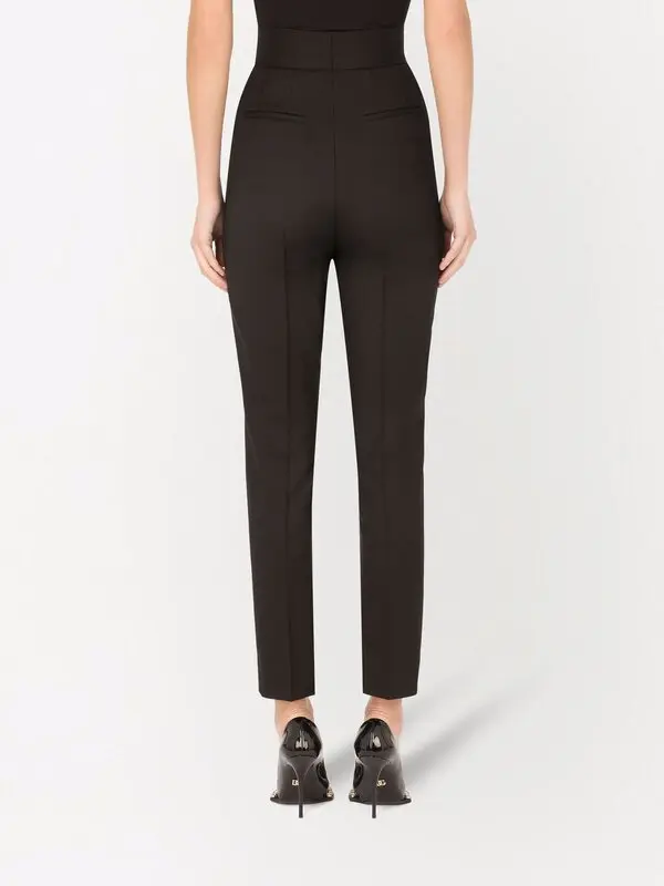 Dolce & Gabbana High-waisted Wool Trousers