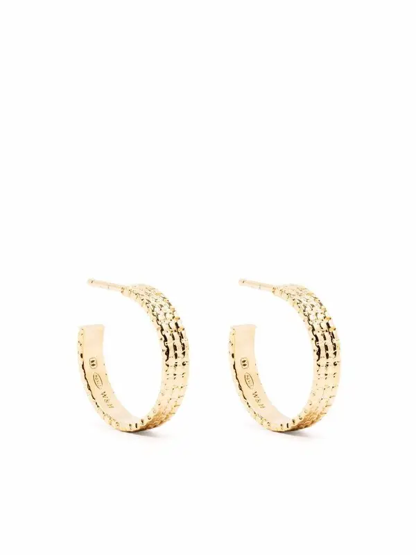 WOUTERS & HENDRIX Plated Hoop Earrings - Gold
