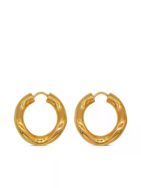 Charlotte Chesnais Wave Hoop Earrings - Gold