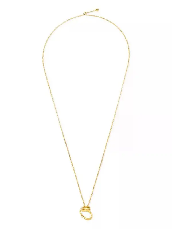 Charlotte Chesnais Round Trip Pendant Necklace - Gold