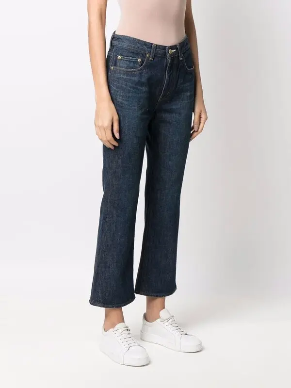 TU ES MON TRESOR Bootcut Cropped Jeans