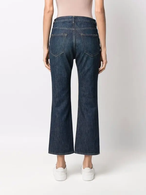 TU ES MON TRESOR Bootcut Cropped Jeans