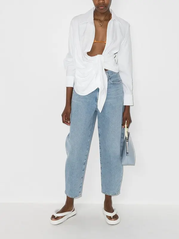 Jacquemus Le Bahia Long-sleeve Shirt - White