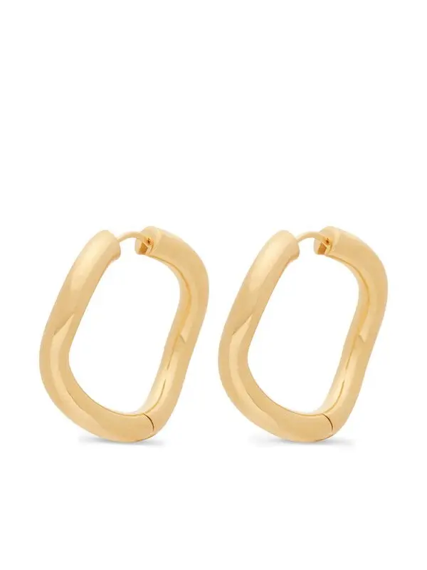 Charlotte Chesnais Wave Hoop Earrings - Gold