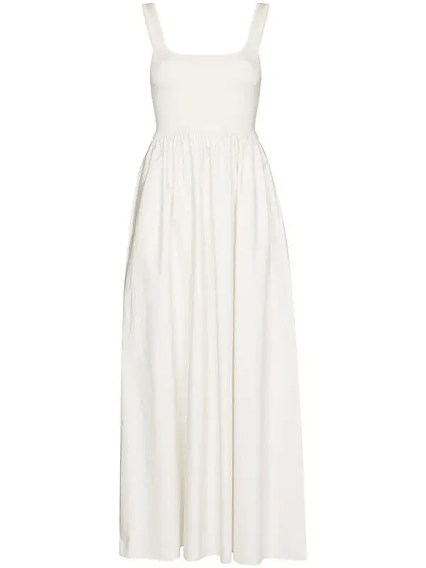 Matteau Square-neck Maxi Dress - Neutrals
