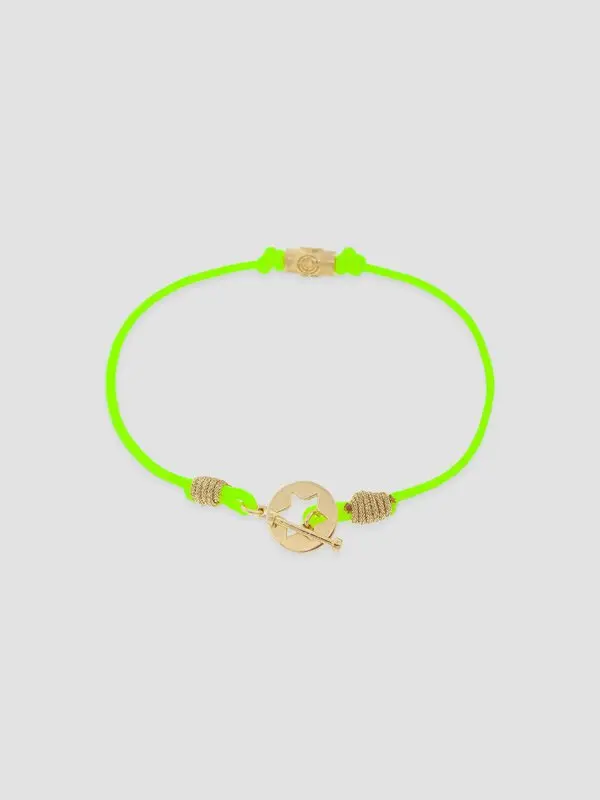 Luis Morais 14k Gold & Braided Cord Bracelet