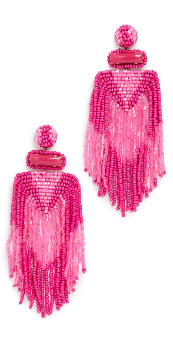 Deepa Gurnani Deepa Jody Earrings - Hot Pink