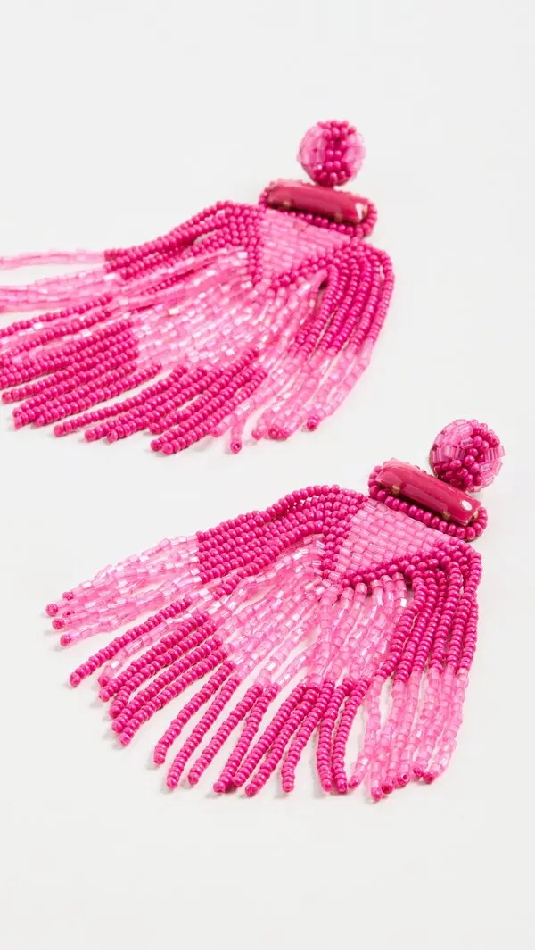Deepa Gurnani Deepa Jody Earrings - Hot Pink