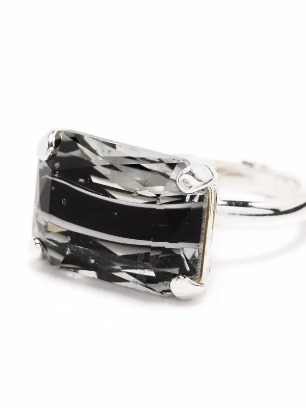 WOUTERS & HENDRIX Crystal-embellished Band Ring