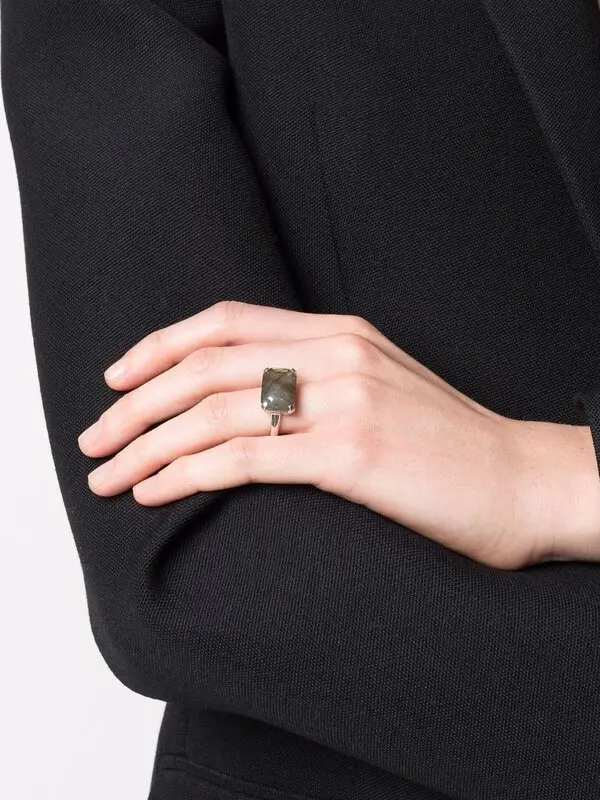 WOUTERS & HENDRIX Crystal-embellished Band Ring