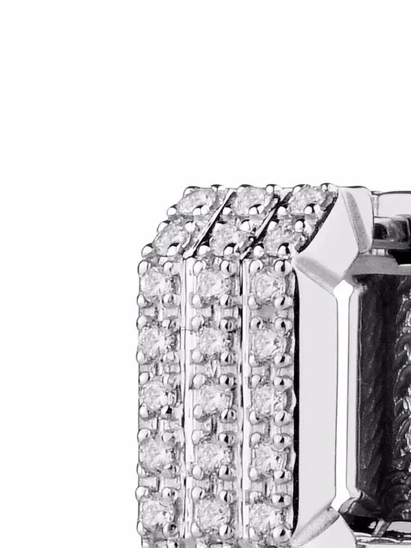 EERA 18kt White Gold Candy Diamond Single Earring - Silver