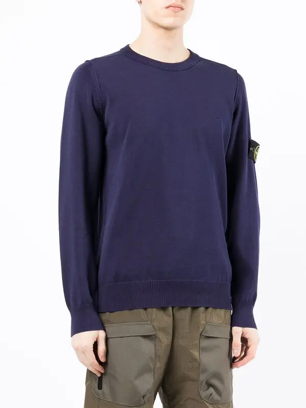 Stone Island Compass Badge Crew-neck Jumper