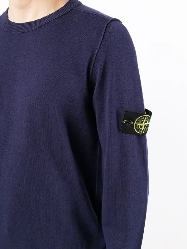 Stone Island Compass Badge Crew-neck Jumper