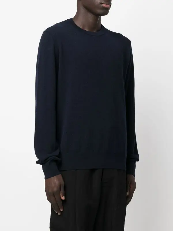 THE ROW Crew Neck Cashmere Sweater - Blue