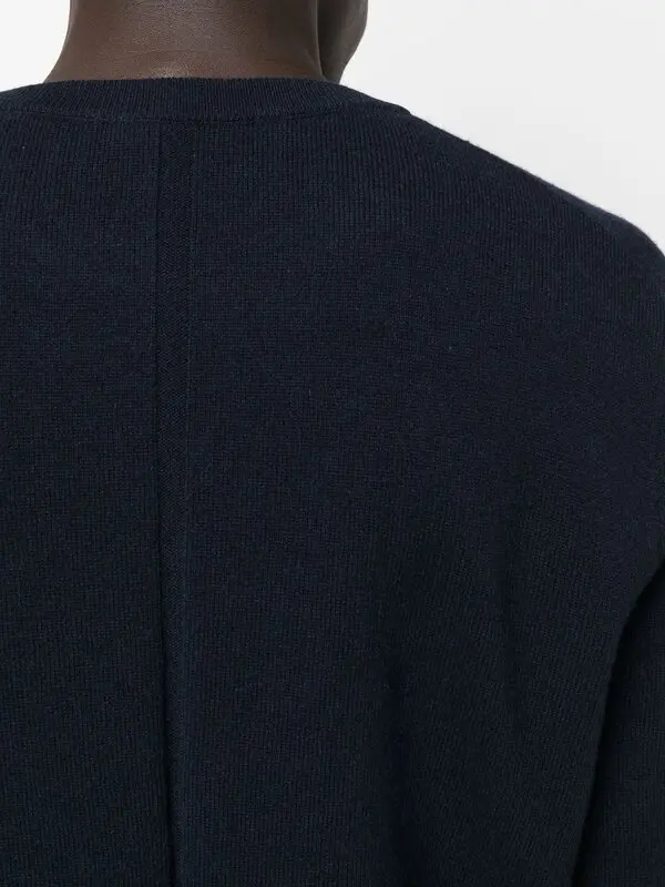 THE ROW Crew Neck Cashmere Sweater - Blue