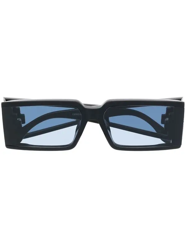 MARCELO BURLON COUNTY OF MILAN Fagus Square-frame Sunglasses - Black