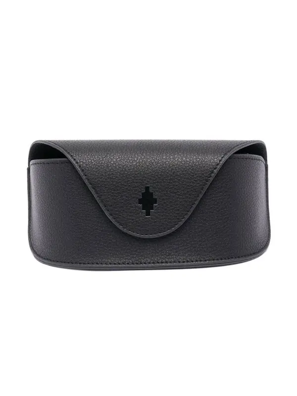 MARCELO BURLON COUNTY OF MILAN Fagus Square-frame Sunglasses - Black
