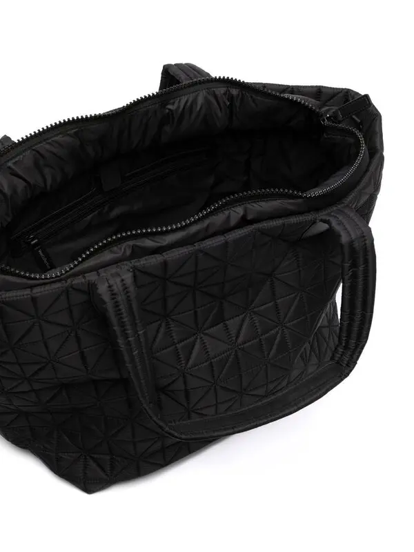 VEECOLLECTIVE Quilted Tote Bag - Black