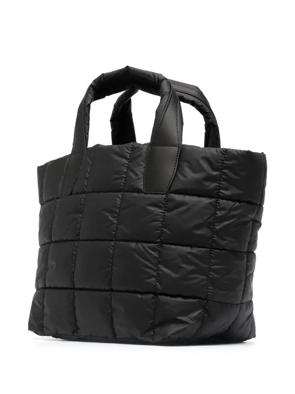 VEECOLLECTIVE Quilted Tote Bag - Black
