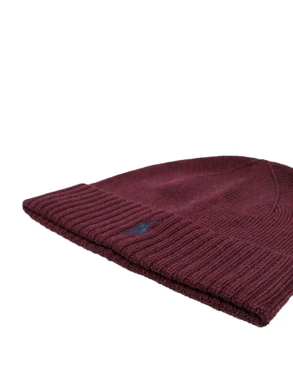 Polo Ralph Lauren Embroidered Logo Beanie - Red