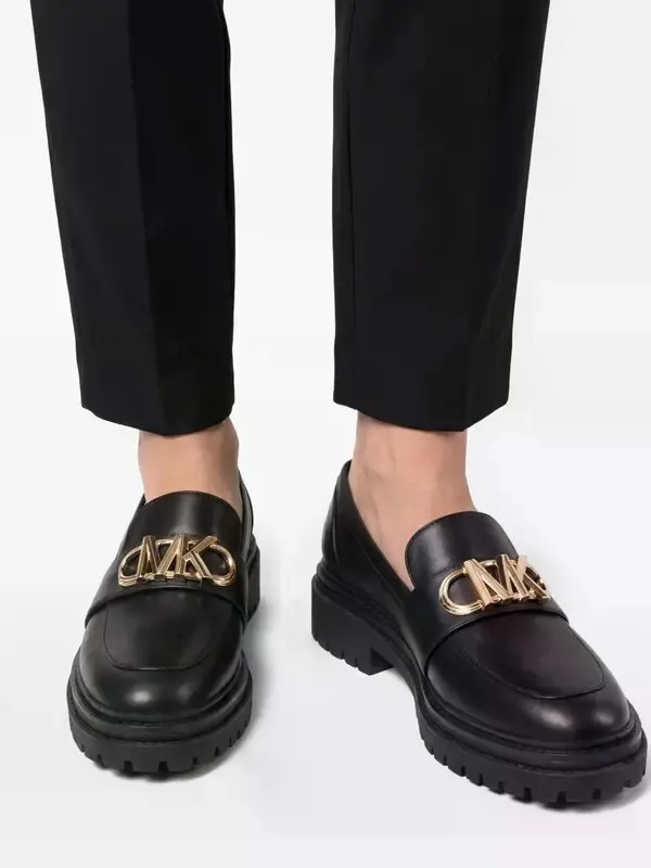 Michael Kors Parker Lug Sole Loafers - Black