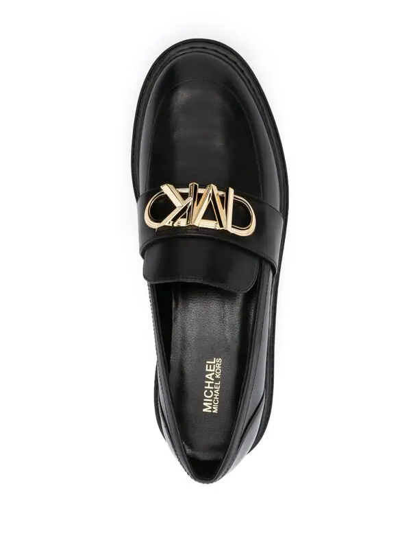 Michael Kors Parker Lug Sole Loafers - Black