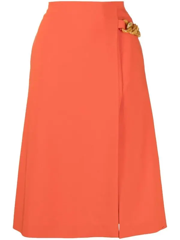 Stella McCartney Falabella Chain A-line Skirt