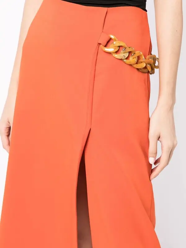 Stella McCartney Falabella Chain A-line Skirt