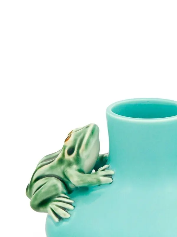 BORDALLO PINHEIRO Jarra Rãs' Frog-ornament Vase