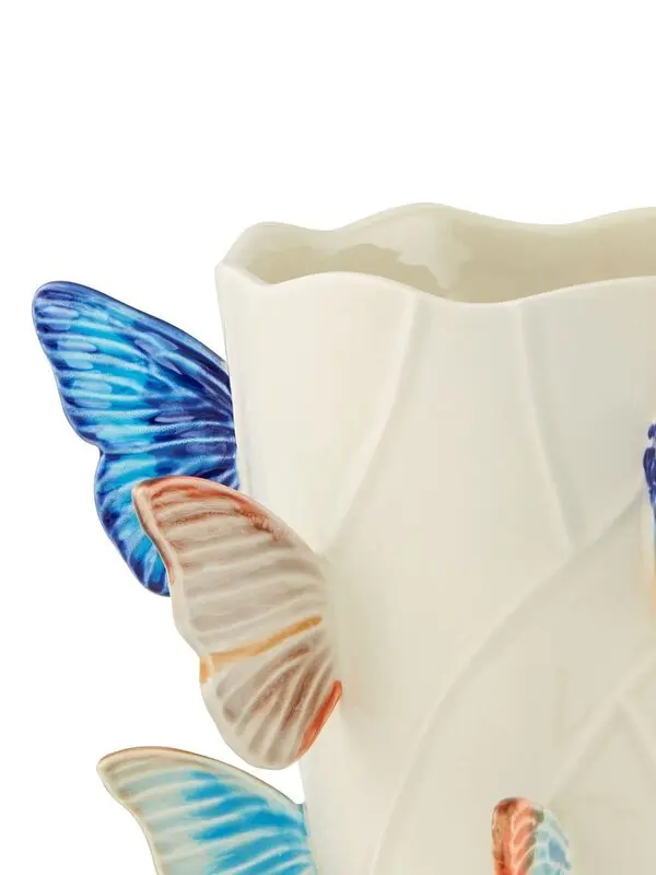 BORDALLO PINHEIRO Cloudy Butterflies' Vase