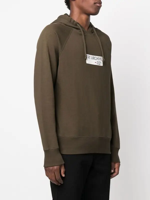 FAY Logo-print Drawstring Hoodie