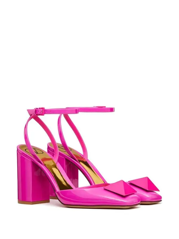 Valentino Garavani 90mm One Stud Patent-leather Pumps