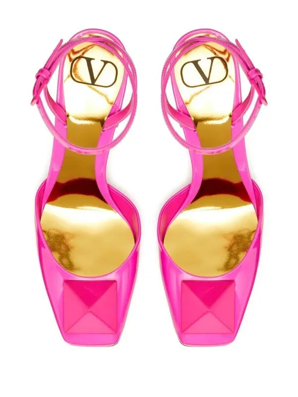 Valentino Garavani 90mm One Stud Patent-leather Pumps