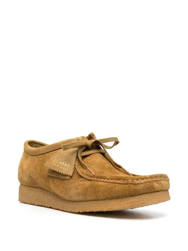 Clarks Wallabee Lace-up Derby Shoes - Yellow