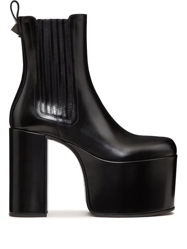 Valentino Garavani Club Platform 125mm Boots - Black