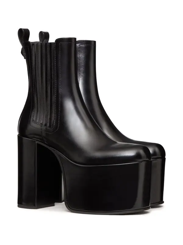 Valentino Garavani Club Platform 125mm Boots - Black