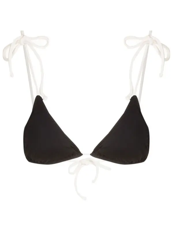 CLUBE BOSSA Two-tone Bikini Top - Black