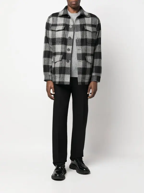 DRUMOHR Cashmere Crew-neck Jumper - Grey