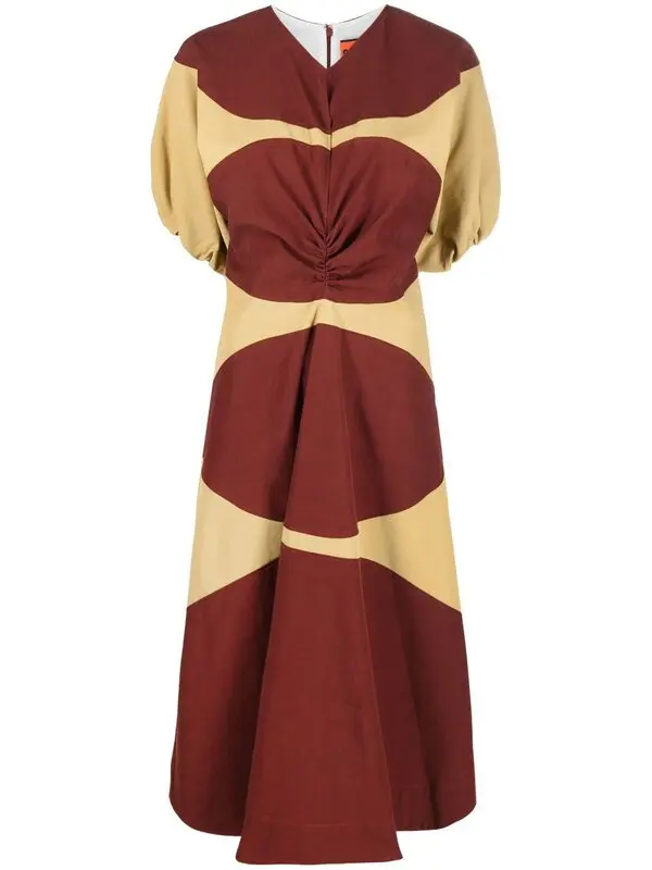Colville Colour-block Midi Dress