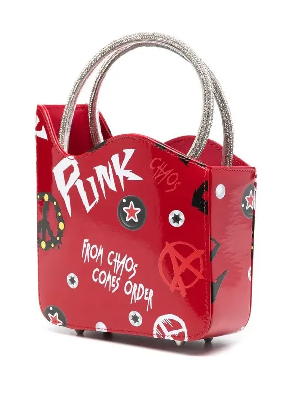 LE SILLA Ivy Punk-print Mini Bag