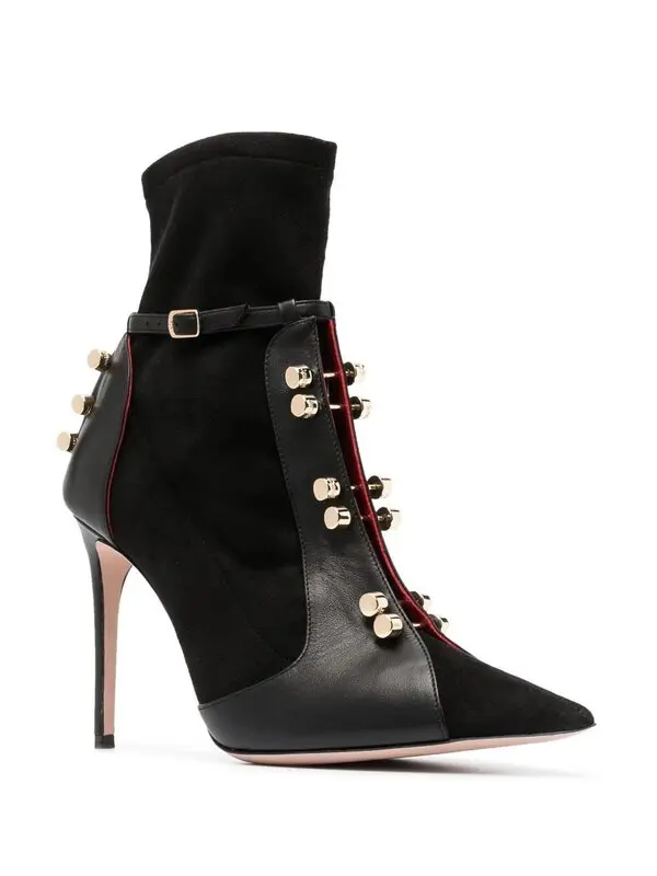 HARDOT Stud-detail Ankle Boots